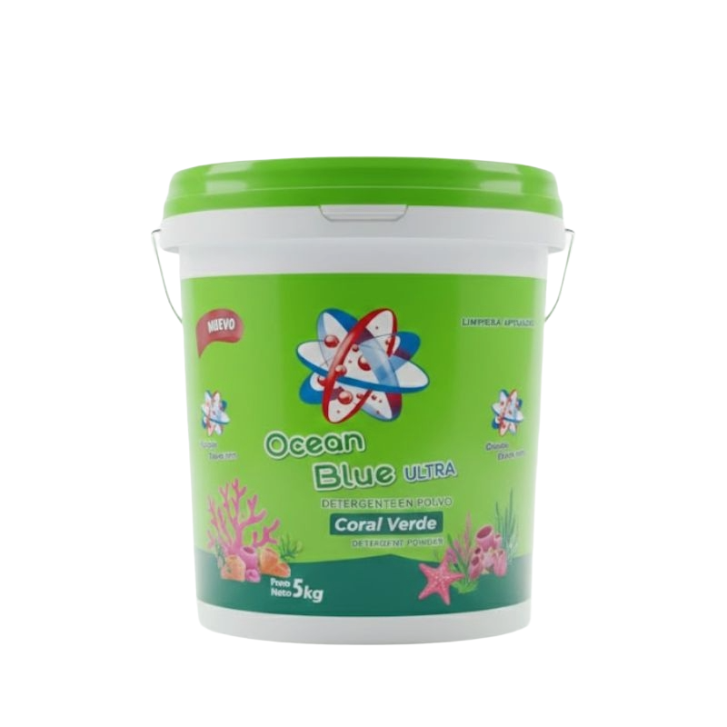 DETERG. BALDE OCEAN BLUE CORAL VERDE 5KG - Grupo Comercial Shark
