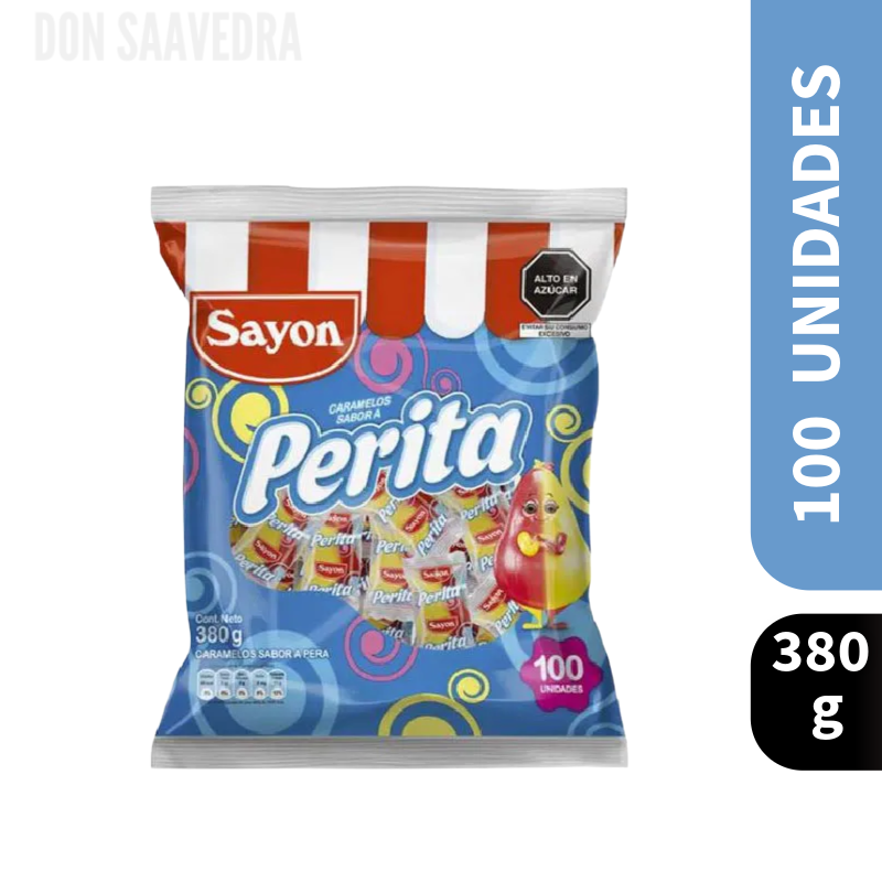 CARAMELO SAYON PERITA 100UNID X 20BLS - Grupo Comercial Shark
