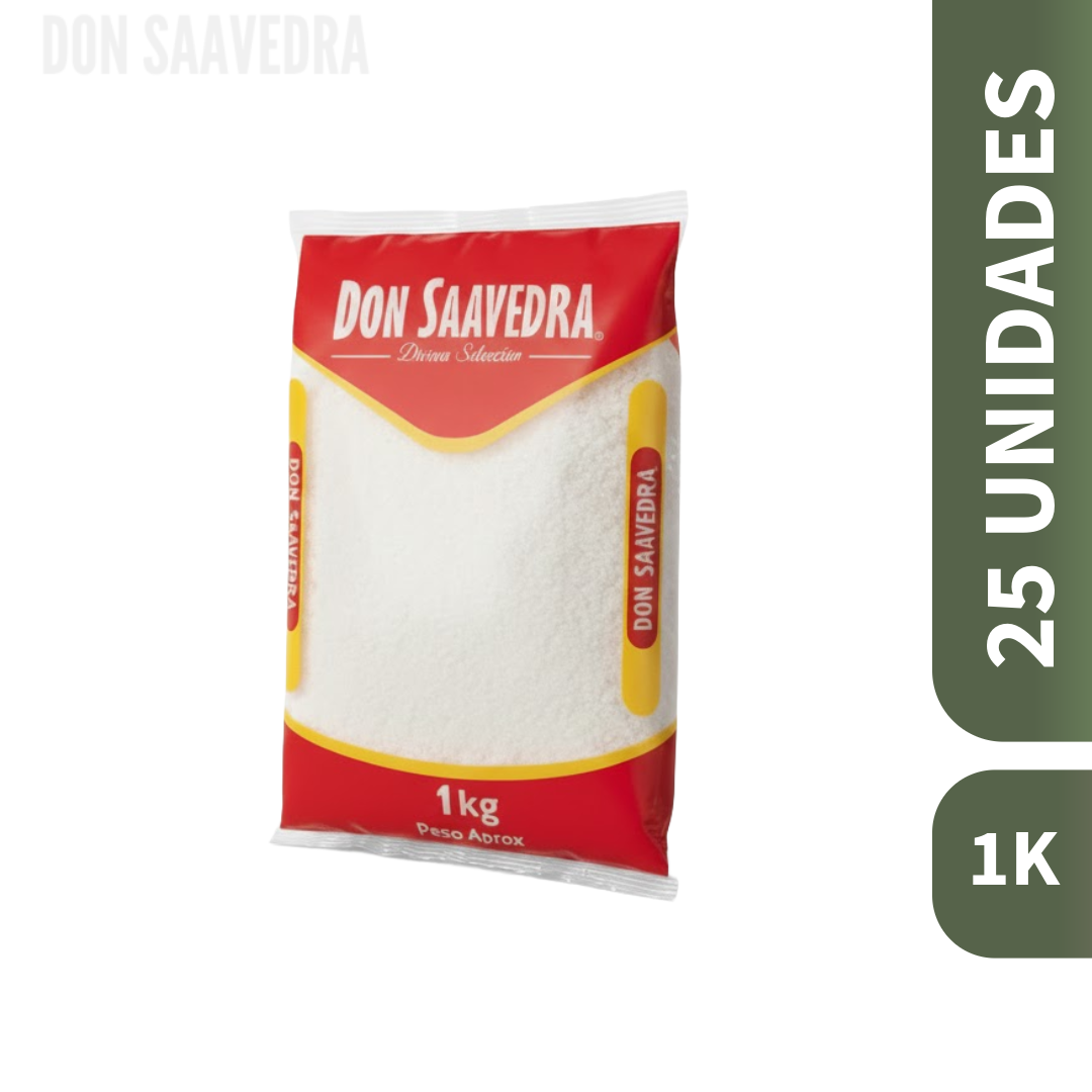SAL DON SAAVEDRA DE MESA 1KG X 25UND - Grupo Comercial Shark